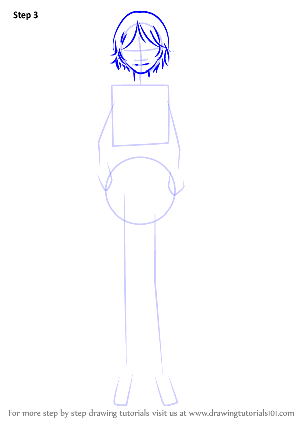 How to Draw Tsubaki Sawabe from Shigatsu wa Kimi no Uso (Shigatsu wa ...