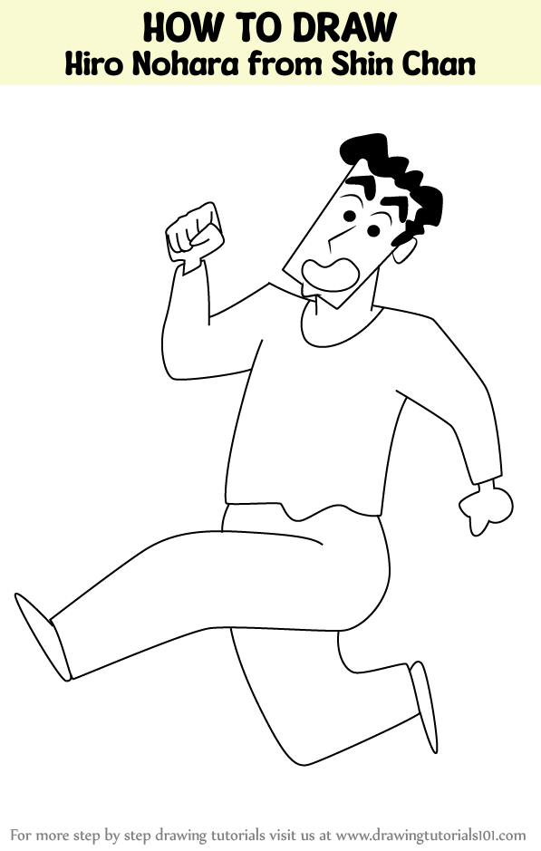 Shin Chan Harry Drawing