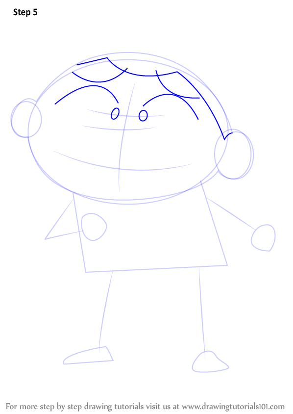 How to Draw Masao from Shin Chan (Shin Chan) Step by Step ...