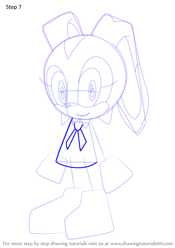 How to Draw Cream the Rabbit from Sonic X (Sonic X) Step by Step ...