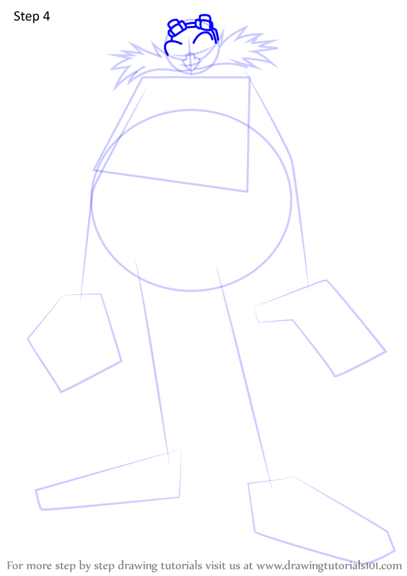 How to Draw Doctor Eggman from Sonic X (Sonic X) Step by Step ...