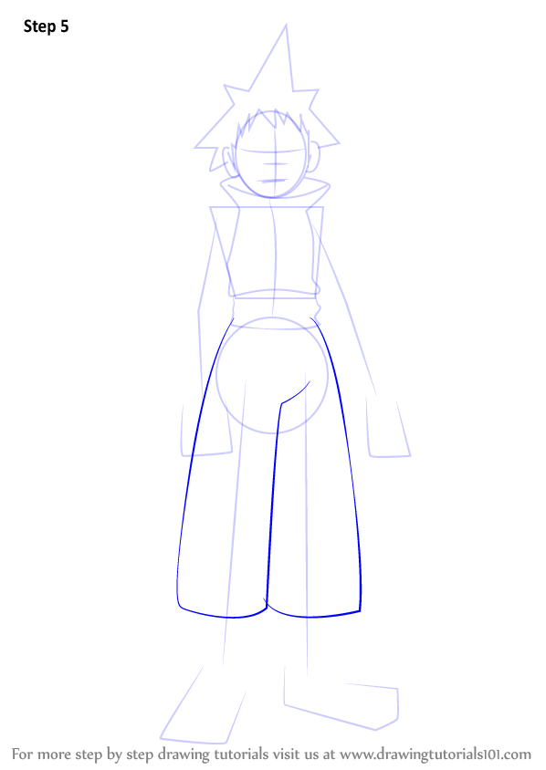 How to Draw Black Star from Soul Eater (Soul Eater) Step by Step ...