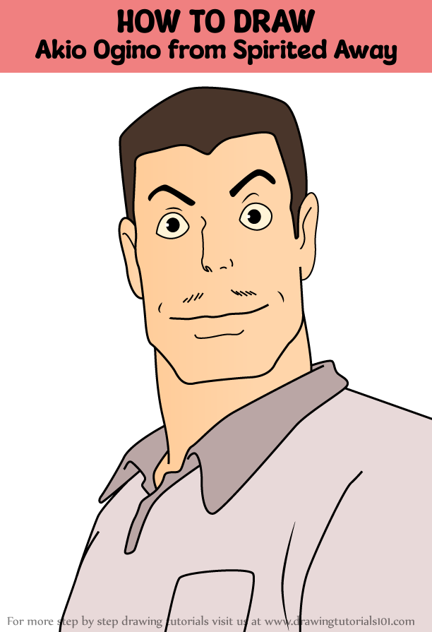 How to Draw Akio Ogino from Spirited Away (Spirited Away) Step by Step ...