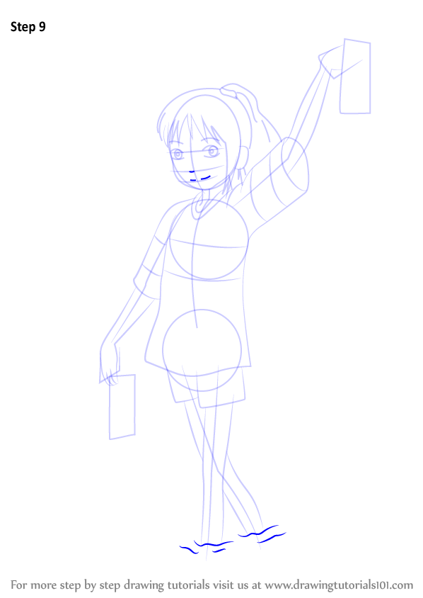 How to Draw Chihiro Ogino from Spirited Away (Spirited Away) Step by Step | DrawingTutorials101.com