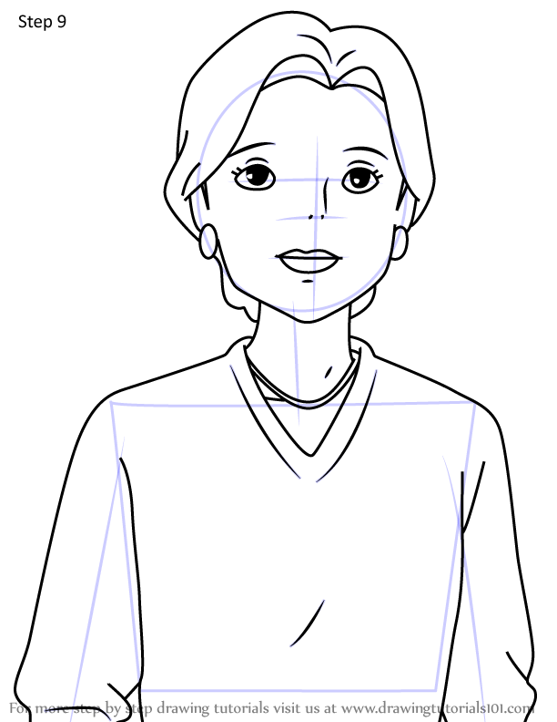How to Draw Yuko Ogino from Spirited Away (Spirited Away) Step by Step ...