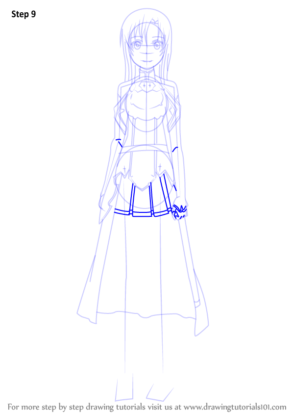 Sword Art Online Asuna Drawing