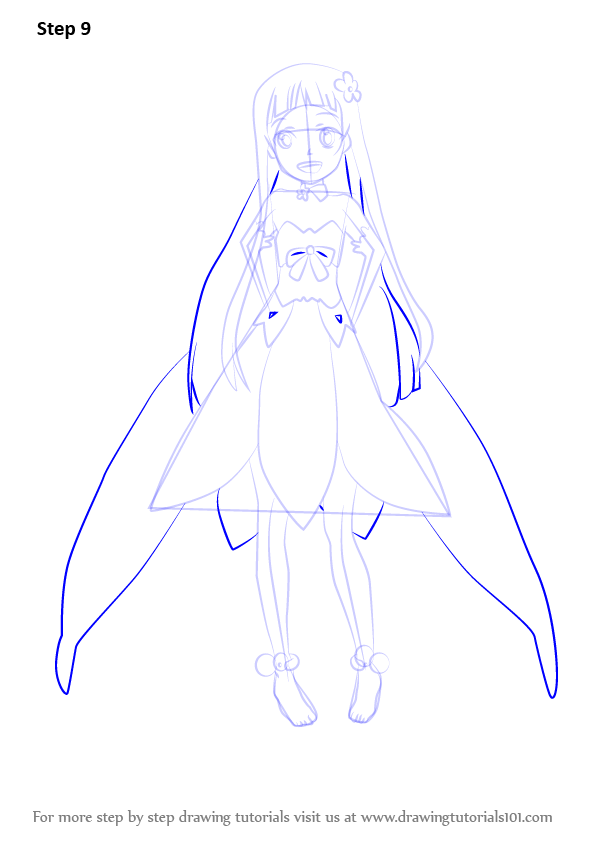 How to Draw Yui from Sword Art Online (Sword Art Online) Step by Step ...