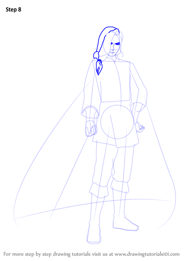 How to Draw Narsus from The Heroic Legend of Arslan (The Heroic Legend ...