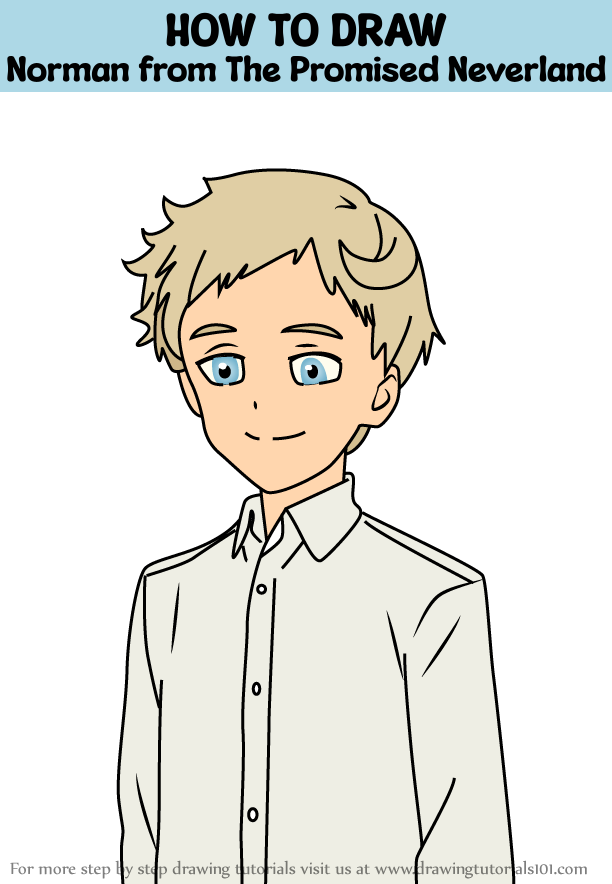 How to Draw Norman from The Promised Neverland (The Promised Neverland ...