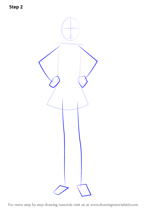 How to Draw Saki Tenjouin from To LOVE-Ru (To Love-Ru) Step by Step ...