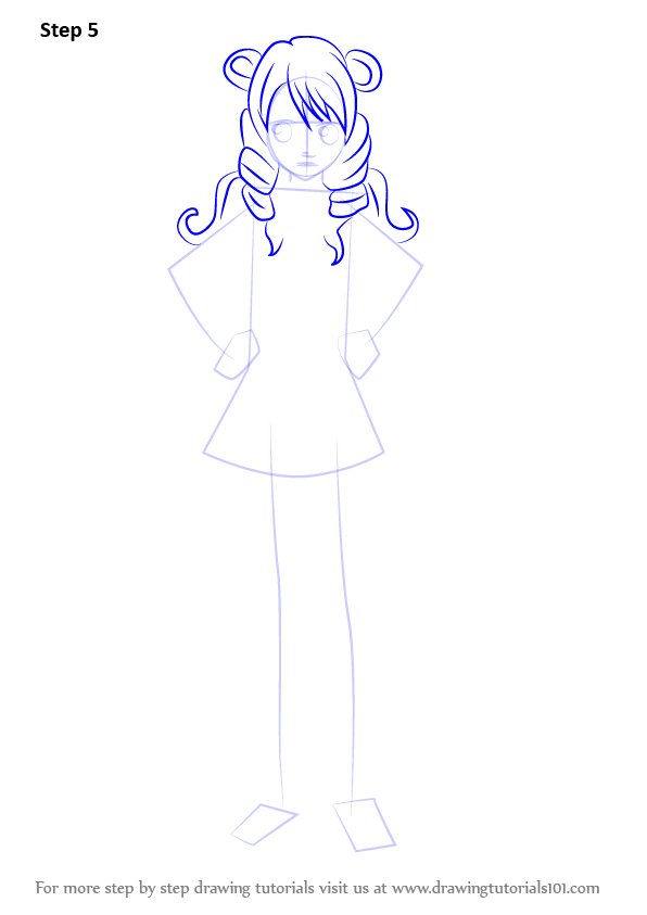 How to Draw Saki Tenjouin from To LOVE-Ru (To Love-Ru) Step by Step ...