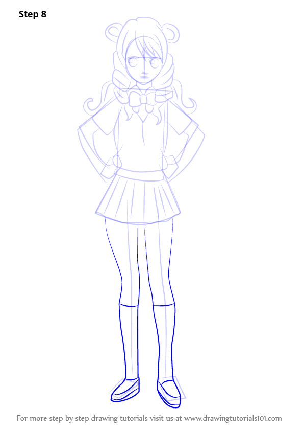 How to Draw Saki Tenjouin from To LOVE-Ru (To Love-Ru) Step by Step ...