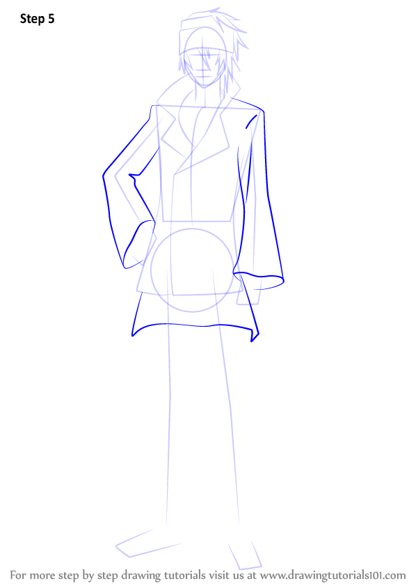 How to Draw Touji Ato from Tokyo Ravens (Tokyo Ravens) Step by Step ...