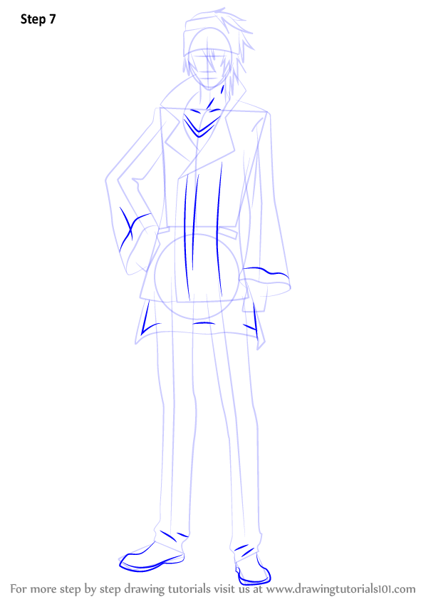 How to Draw Touji Ato from Tokyo Ravens (Tokyo Ravens) Step by Step ...