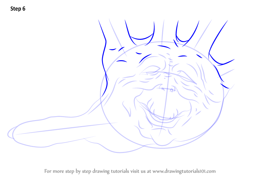 How to Draw Left Hand from Vampire Hunter D (Vampire Hunter D) Step by ...