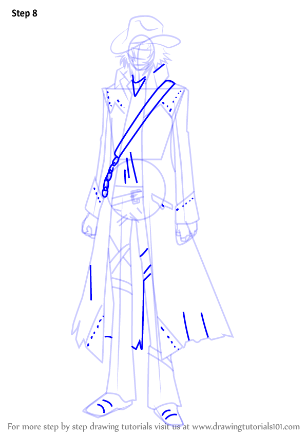 How to Draw Toga Yagari from Vampire Knight (Vampire Knight) Step by ...