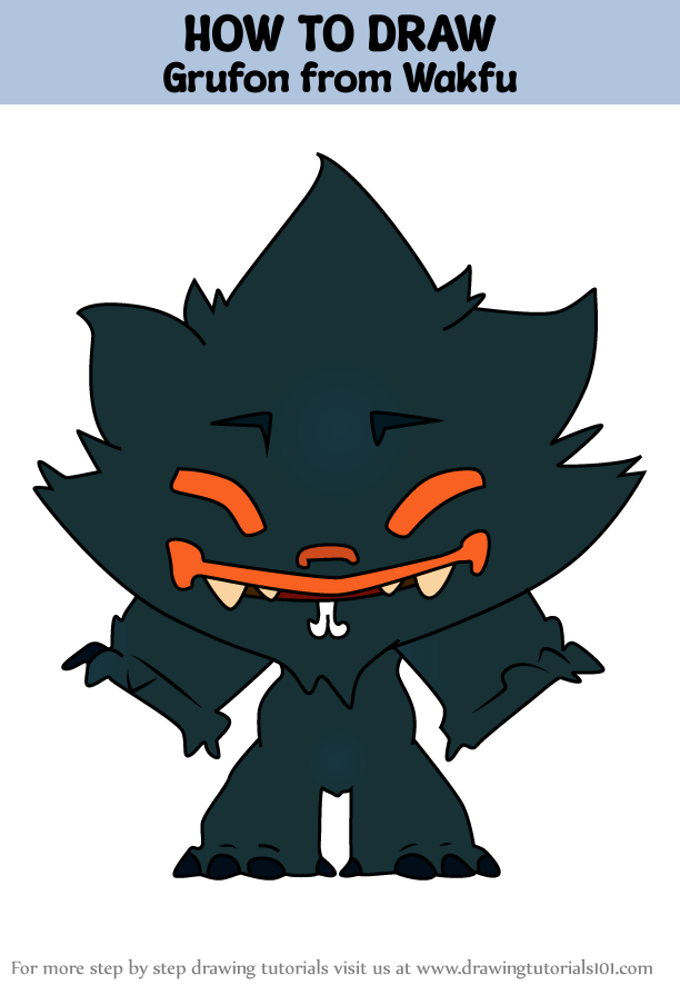 How to Draw Grufon from Wakfu (Wakfu) Step by Step ...