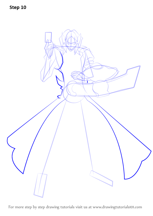 How to Draw Nightshroud from Yu-Gi-Oh! GX (Yu-Gi-Oh! GX) Step by Step ...
