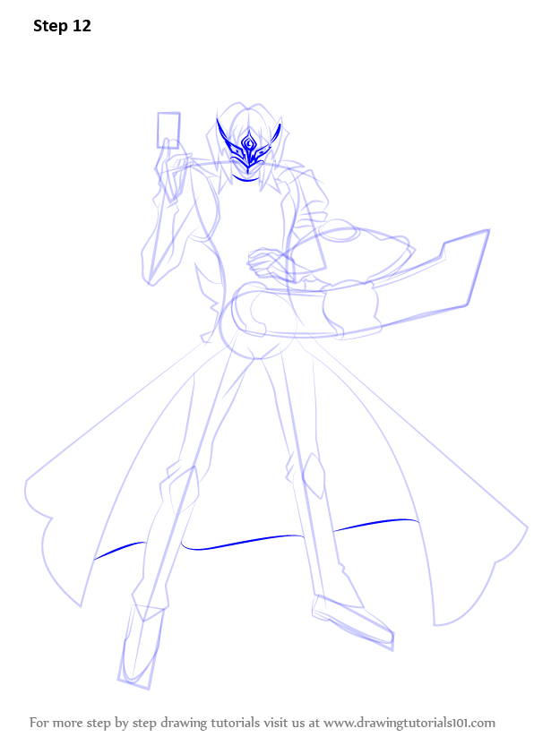 How to Draw Nightshroud from Yu-Gi-Oh! GX (Yu-Gi-Oh! GX) Step by Step ...