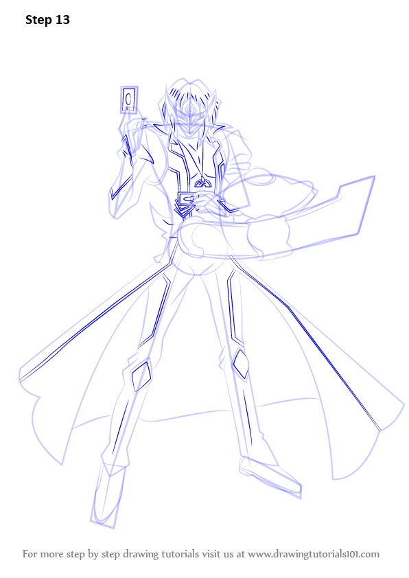 How to Draw Nightshroud from Yu-Gi-Oh! GX (Yu-Gi-Oh! GX) Step by Step ...