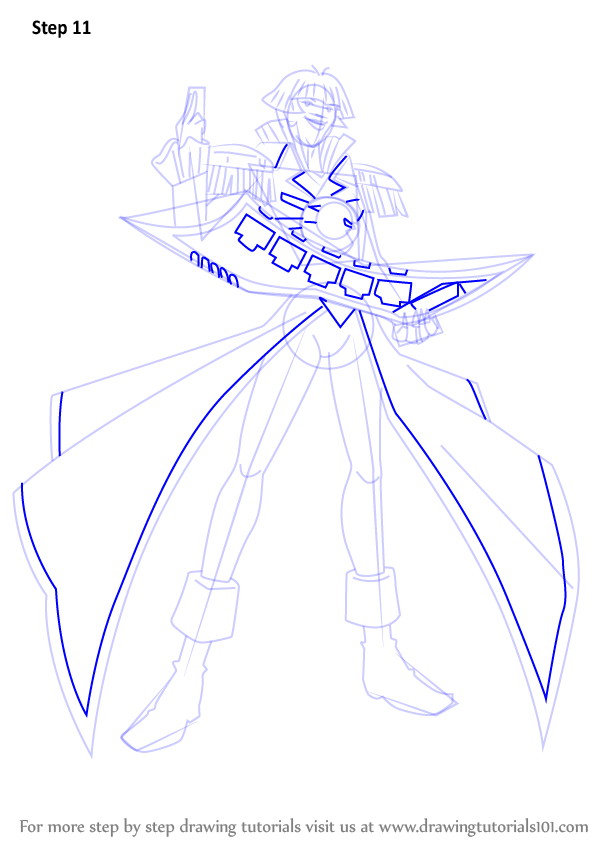 How to Draw Vellian Crowler from Yu-Gi-Oh! GX (Yu-Gi-Oh! GX) Step by ...