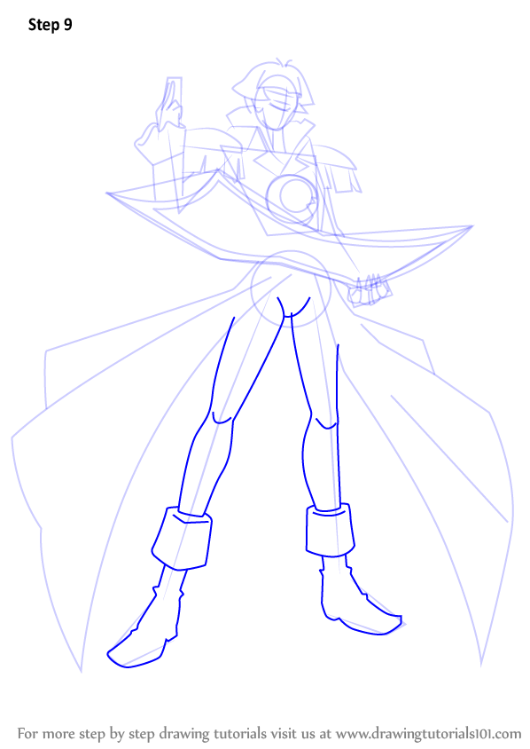 How to Draw Vellian Crowler from Yu-Gi-Oh! GX (Yu-Gi-Oh! GX) Step by ...