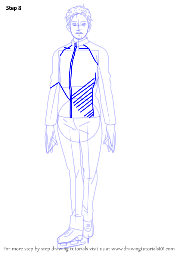 How to Draw Christophe Giacometti from Yuri!!! on Ice (Yuri!!! on Ice ...