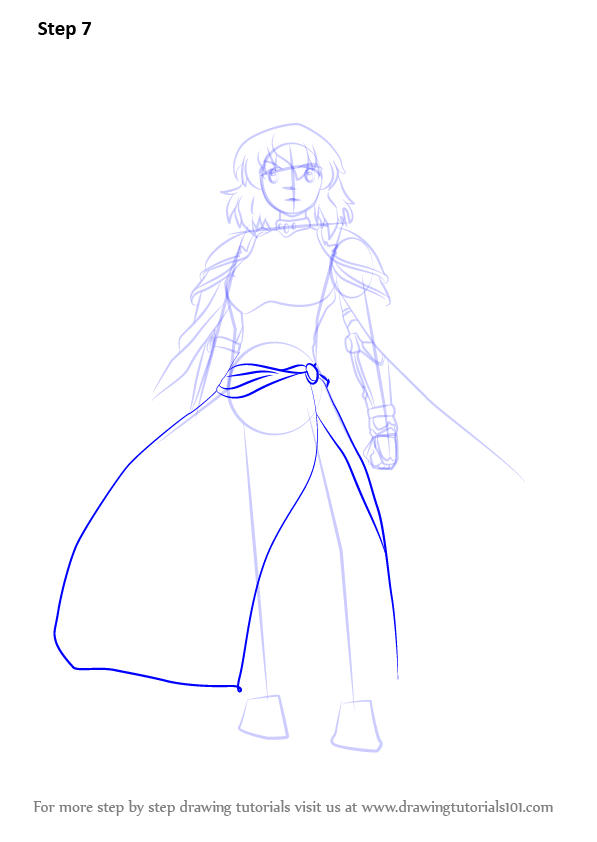 How to Draw Henrietta from Zero no Tsukaima (Zero no Tsukaima) Step by ...