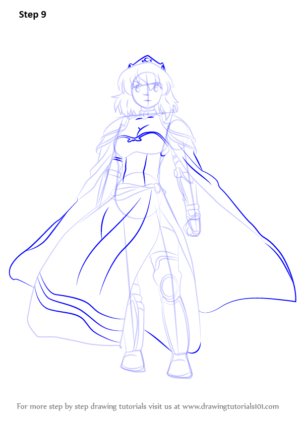 How to Draw Henrietta from Zero no Tsukaima (Zero no Tsukaima) Step by ...