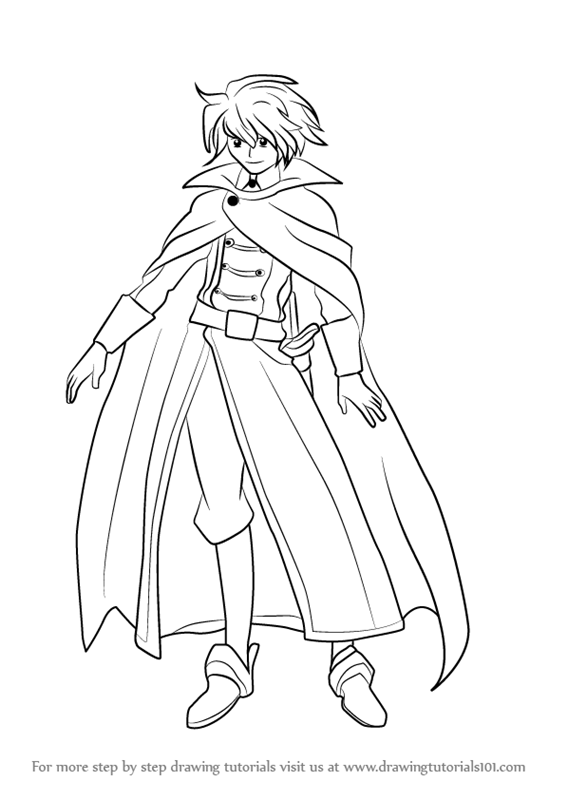 How to Draw Julio Chesaré from Zero no Tsukaima (Zero no Tsukaima) Step ...
