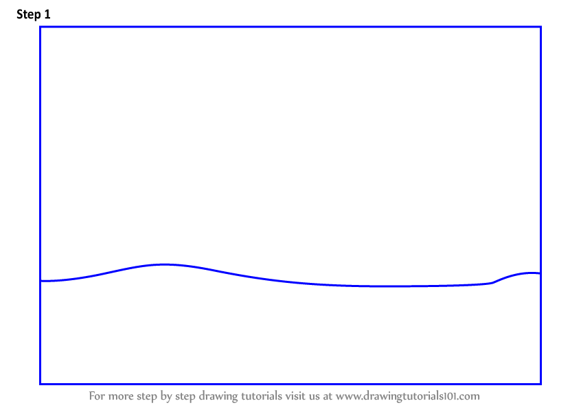How to Draw Sunset Scene (Sunsets) Step by Step | DrawingTutorials101.com