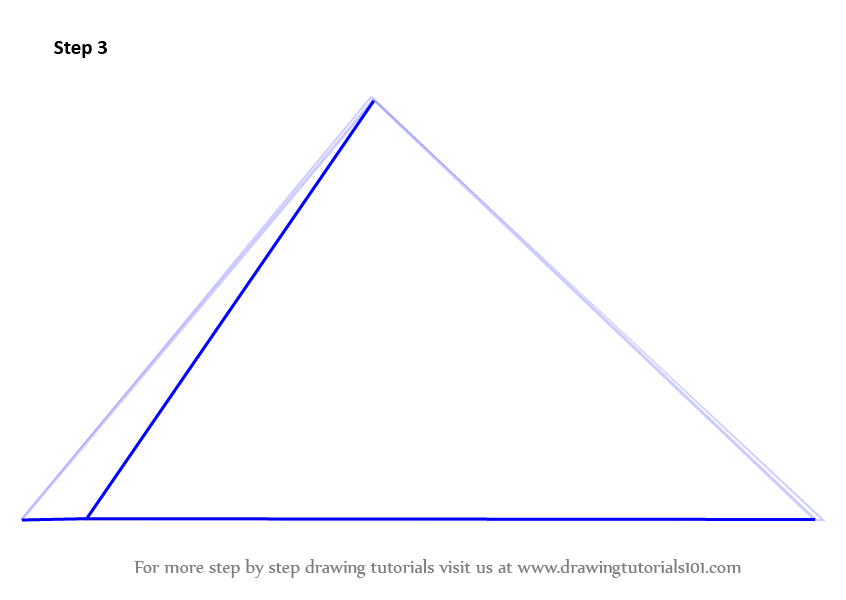 How To Draw A Triangular Pyramid