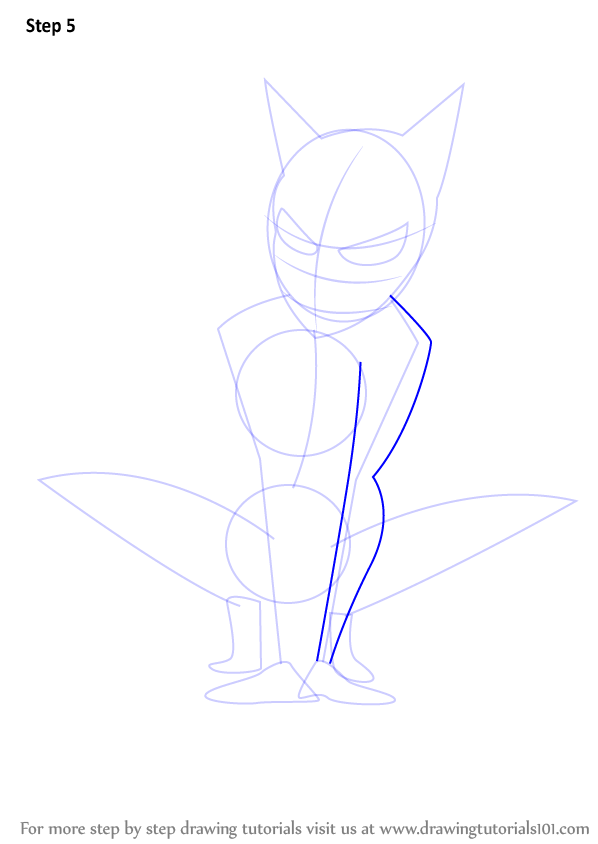 How to Draw Catwoman for Kids (Catwoman) Step by Step | DrawingTutorials101.com