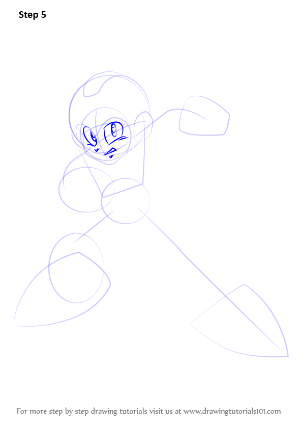 How to Draw Mega Man (Mega Man) Step by Step | DrawingTutorials101.com