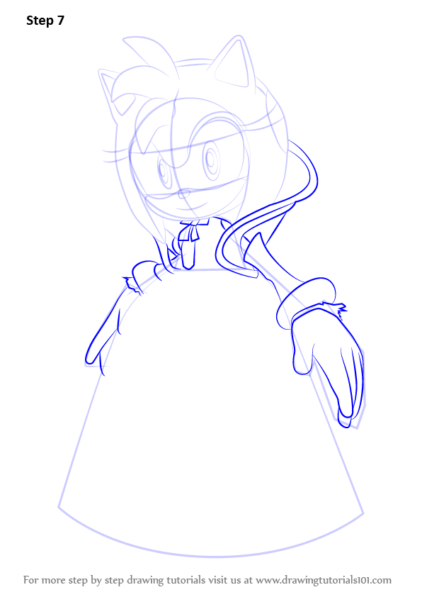 How to Draw Nimue from Sonic the Hedgehog (Sonic the Hedgehog) Step by ...