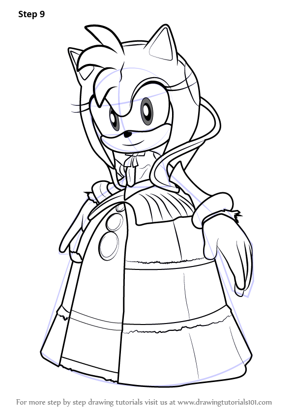 How to Draw Nimue from Sonic the Hedgehog (Sonic the Hedgehog) Step by ...