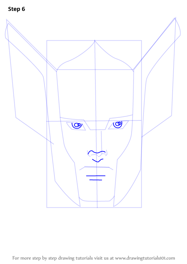 How to Draw Thor Face (Thor) Step by Step | DrawingTutorials101.com