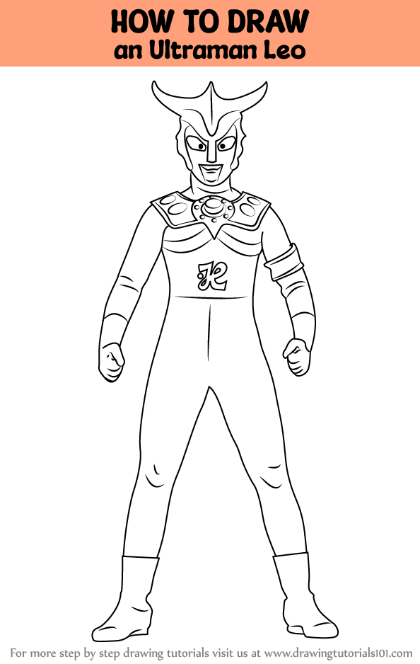 How to Draw an Ultraman Leo (Ultraman) Step by Step ...
