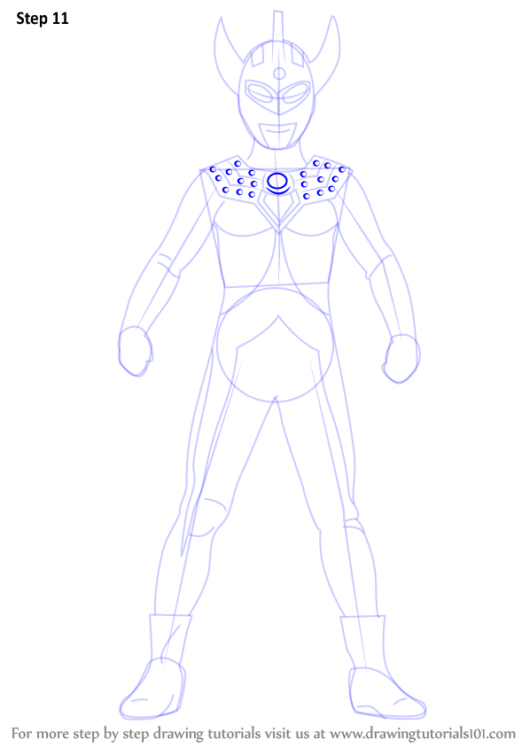 How to Draw an Ultraman Taro (Ultraman) Step by Step ...