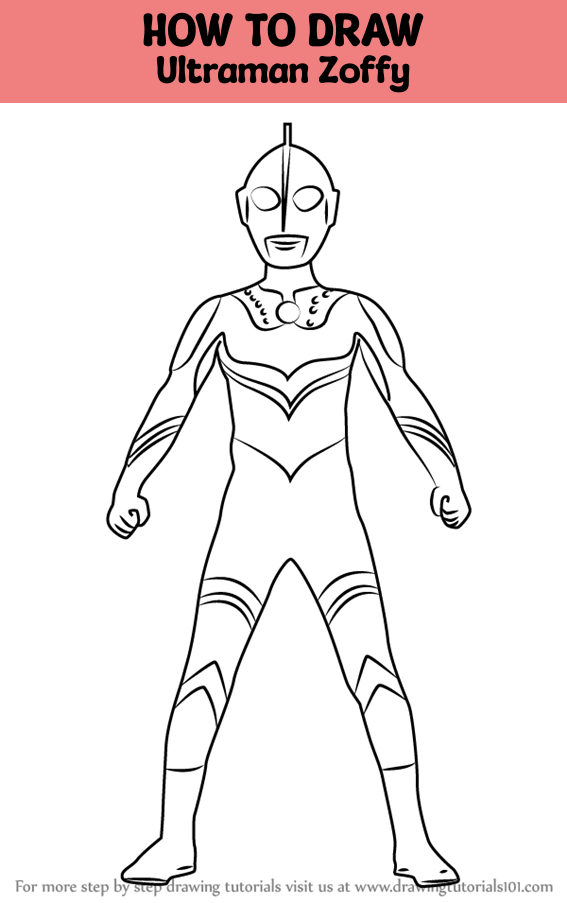 How to Draw Ultraman Zoffy (Ultraman) Step by Step ...