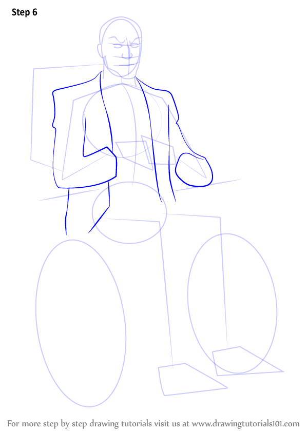 How to Draw Professor X from X-Men (X-Men) Step by Step ...