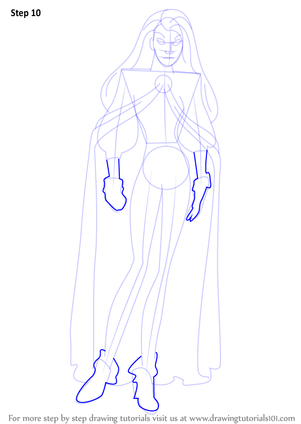 How to Draw Storm from X-Men (X-Men) Step by Step | DrawingTutorials101.com