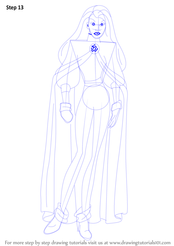 How to Draw Storm from X-Men (X-Men) Step by Step | DrawingTutorials101.com