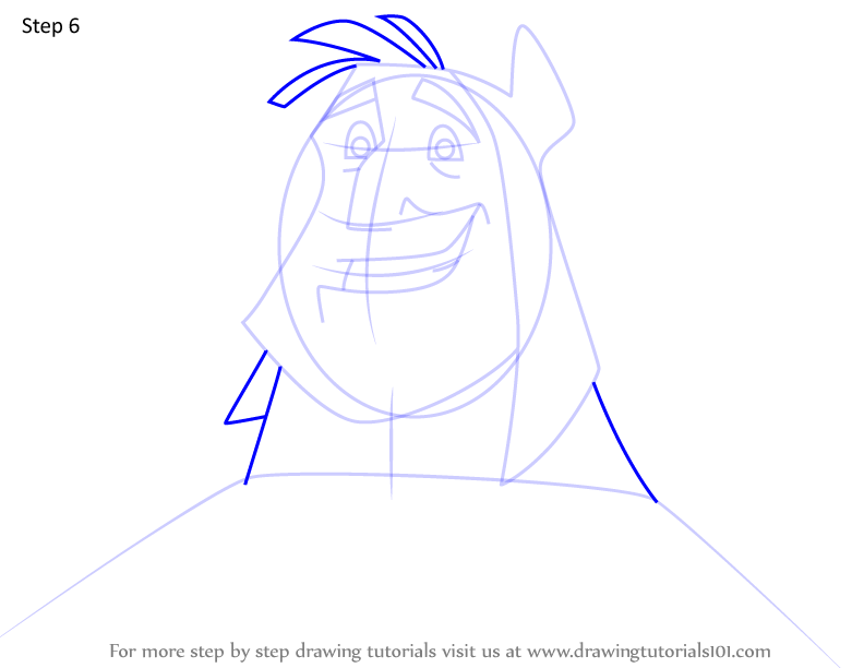 How to Draw Pacha from The Emperor's New Groove ( The Emperor's New ...