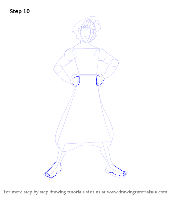 How to Draw Aladdin from Aladdin Cartoon (Aladdin) Step by Step ...