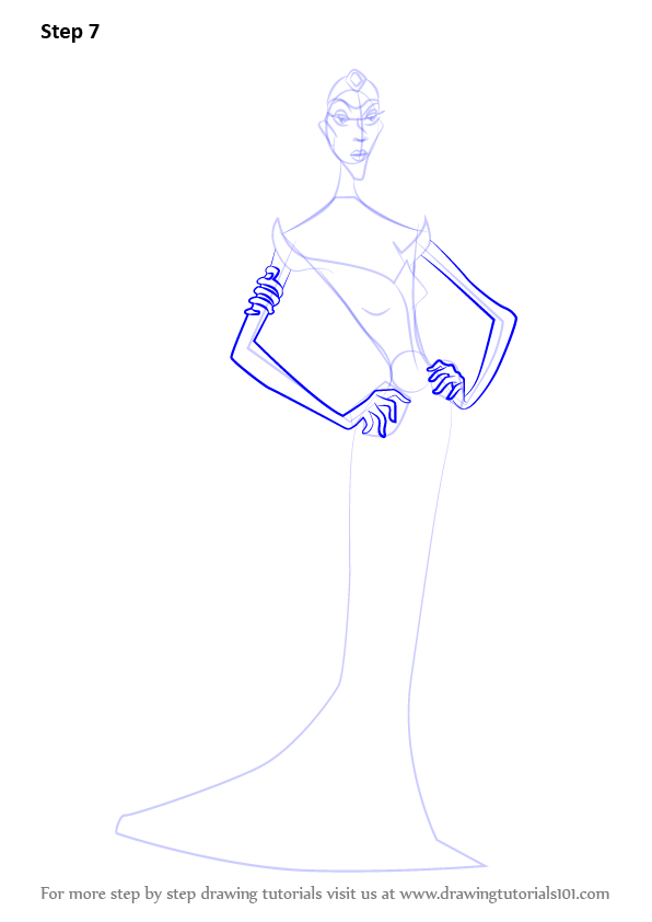 How to Draw Nasira from Aladdin (Aladdin) Step by Step ...