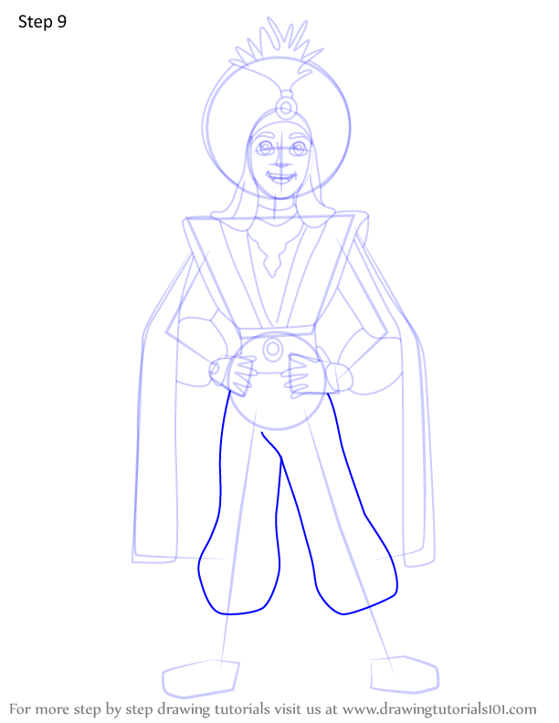 How to Draw Prince Ali from Aladdin (Aladdin) Step by Step ...