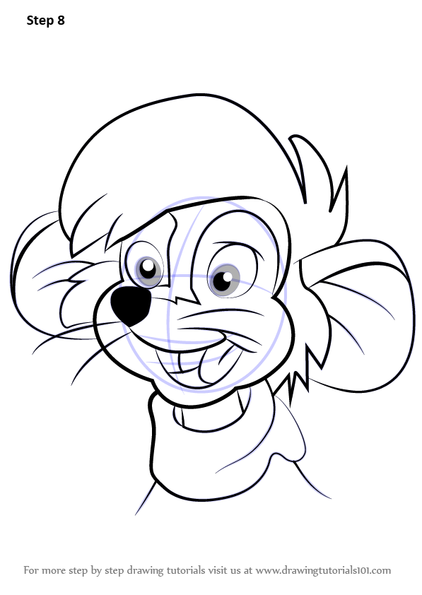 How to Draw Tony Toponi from An American Tail (An American Tail) Step ...
