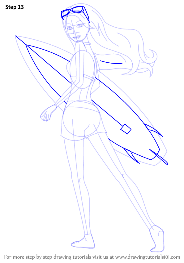 How to Draw Merliah Summers from Barbie in A Mermaid Tale (Barbie in A ...