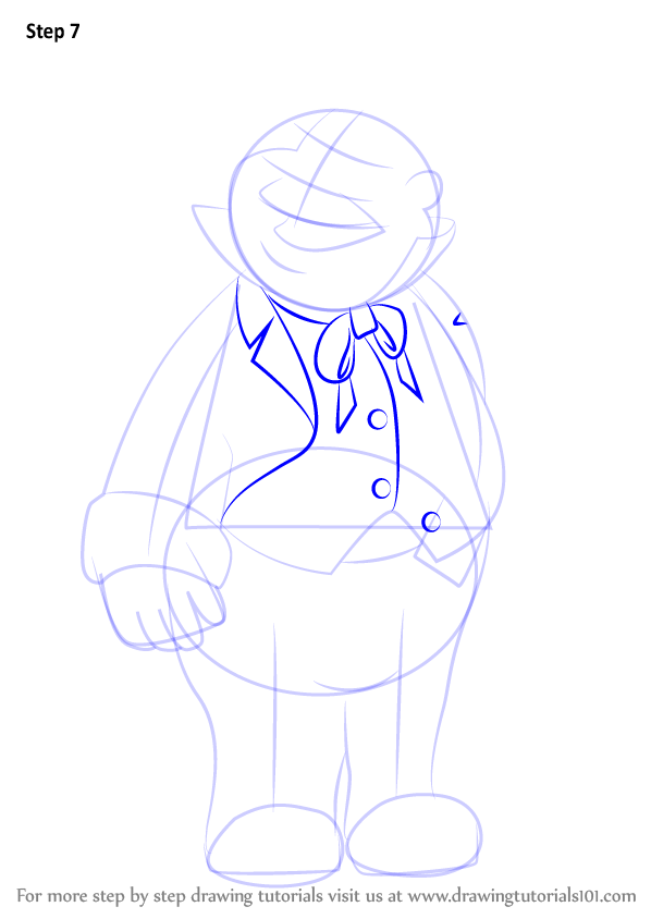 How to Draw LeFou from Beauty and the Beast (Beauty and the Beast) Step ...